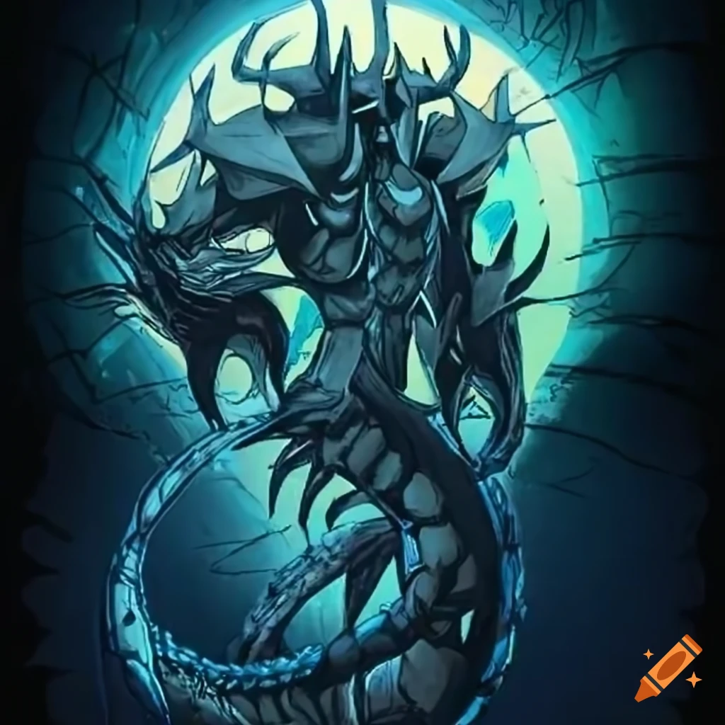 Legendary earth creature in Yu-Gi-Oh art on Craiyon