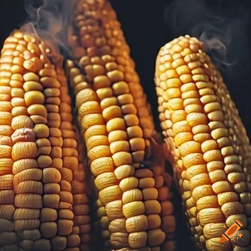 Corn cob with a joint on Craiyon