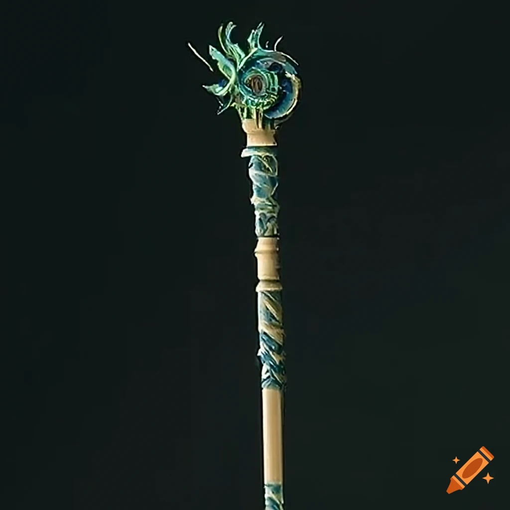 Mythic staff on Craiyon