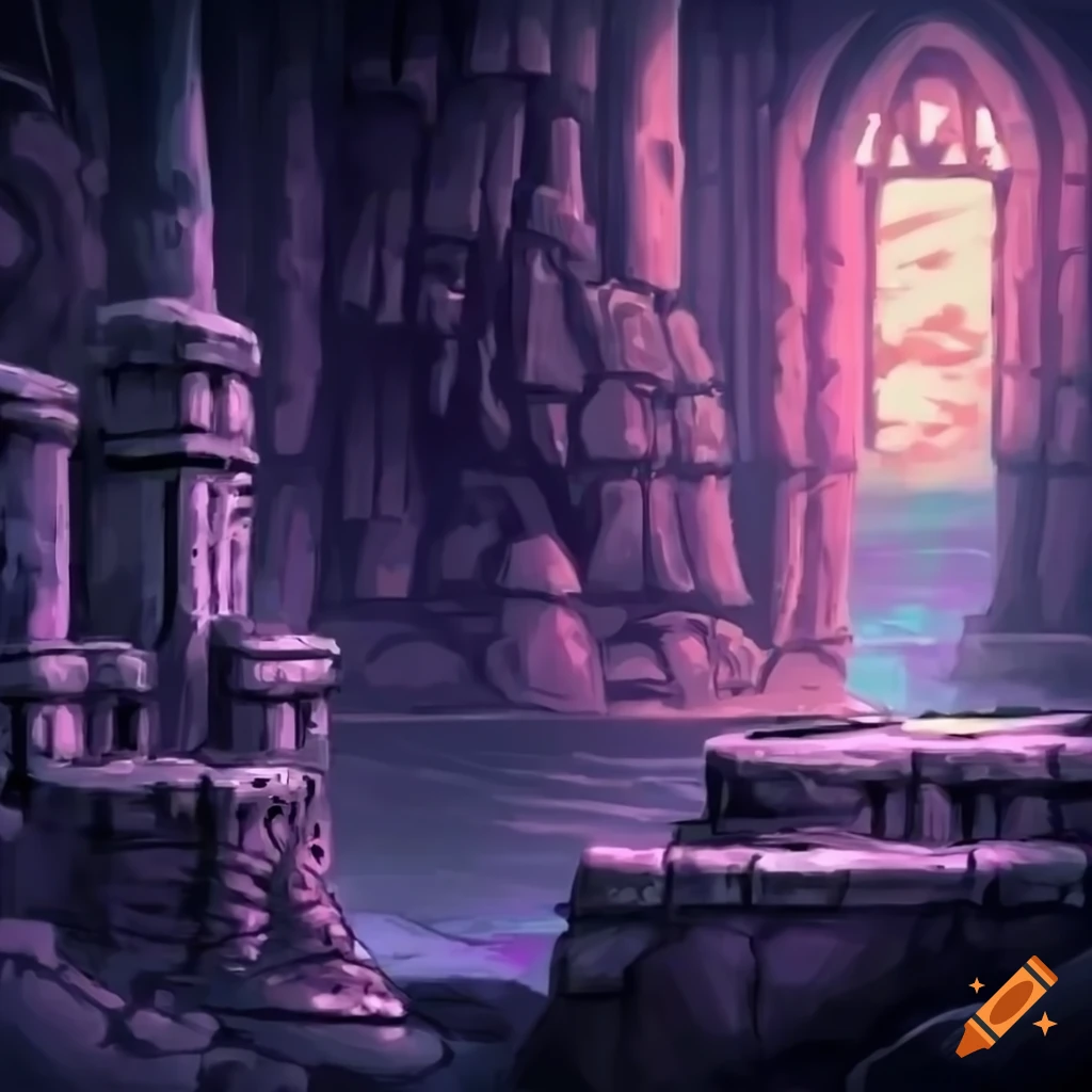 Undertale ruins on Craiyon