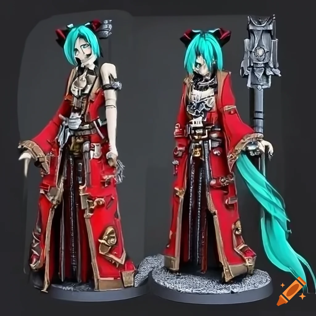 Warhammer 40k Tech-priest Explorator combined with Hatsune Miku in ...