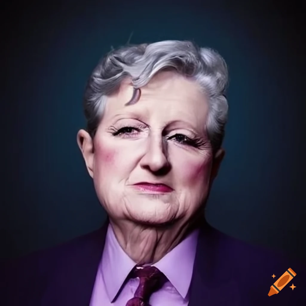 Senator John Kennedy Louisiana in full makeup wearing a purple dress in ...