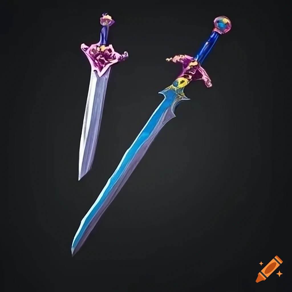 Magic straight and perfect master sword on Craiyon