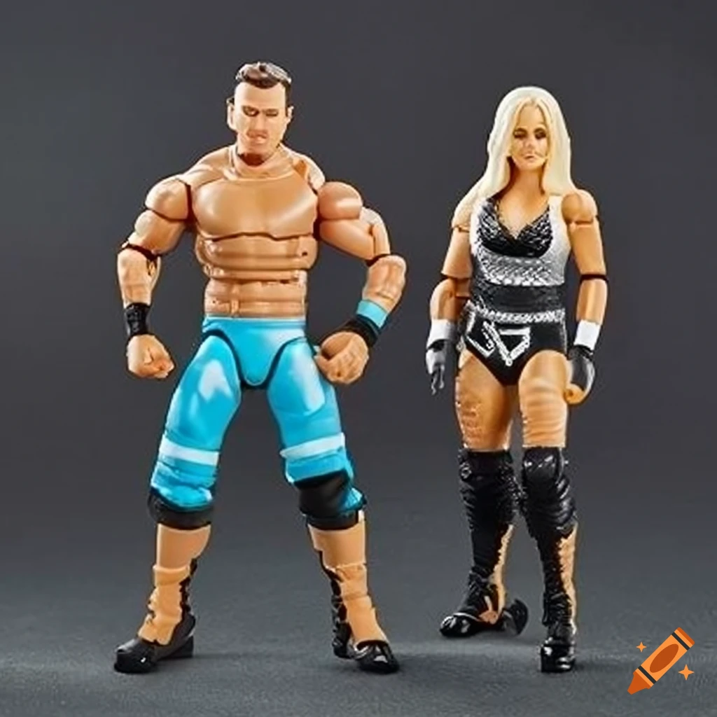 WWE The Miz & Maryse Action Figure Battle Pack Series 46 on Craiyon