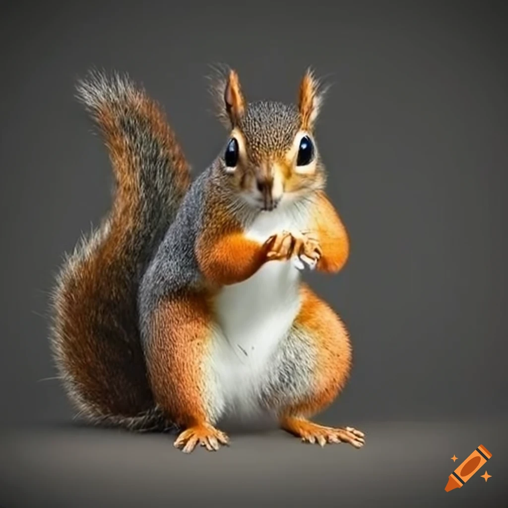 Talking squirrel on Craiyon