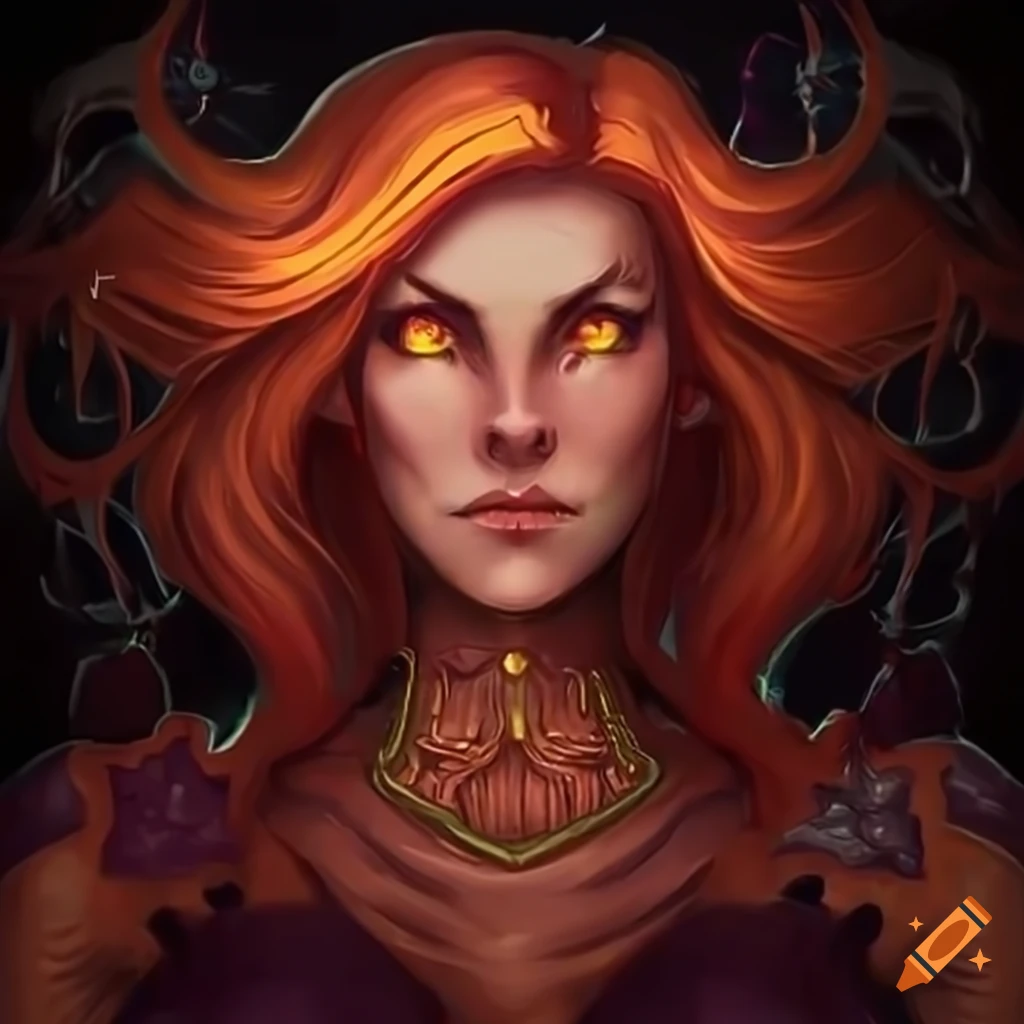 Female ifrit on Craiyon