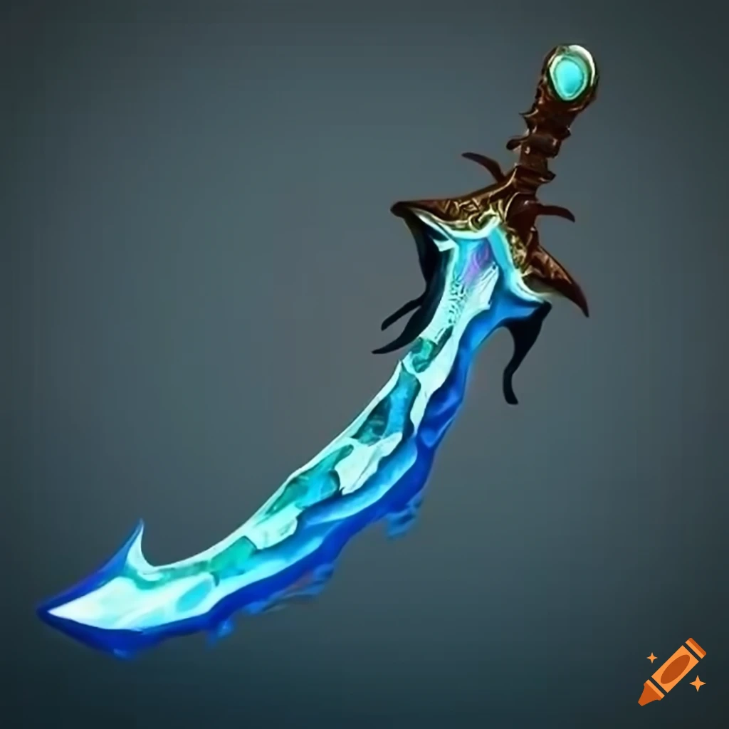 Mythic wave sword on Craiyon