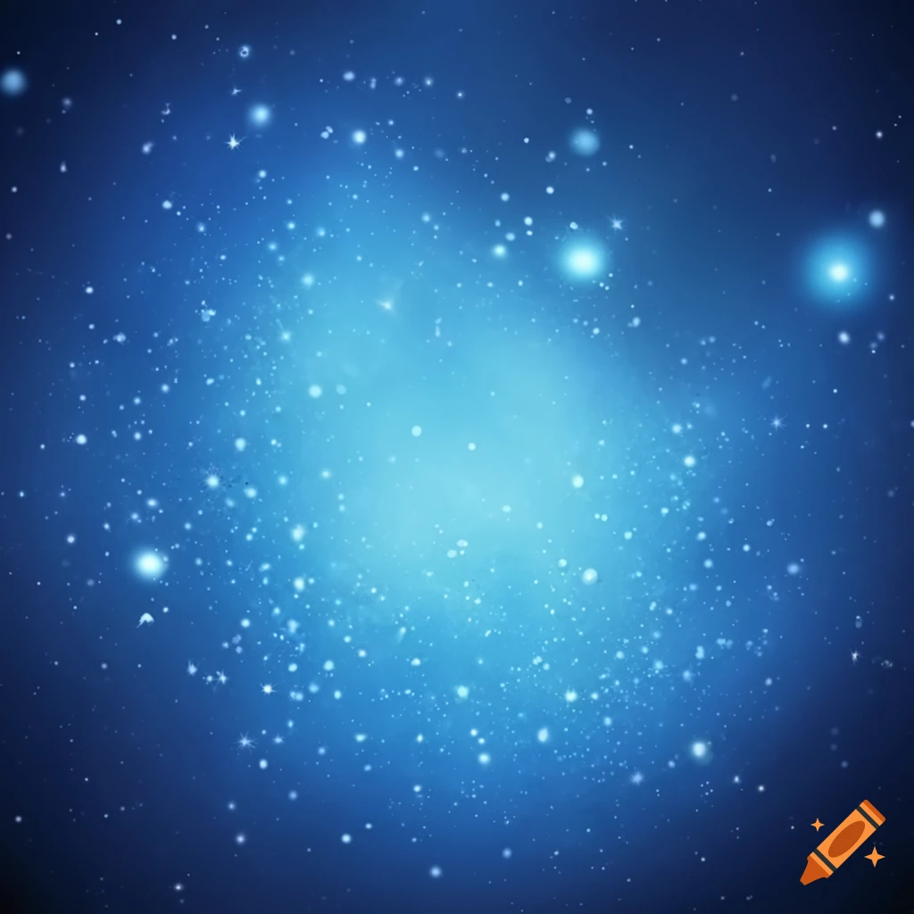 Light blue starry background on Craiyon
