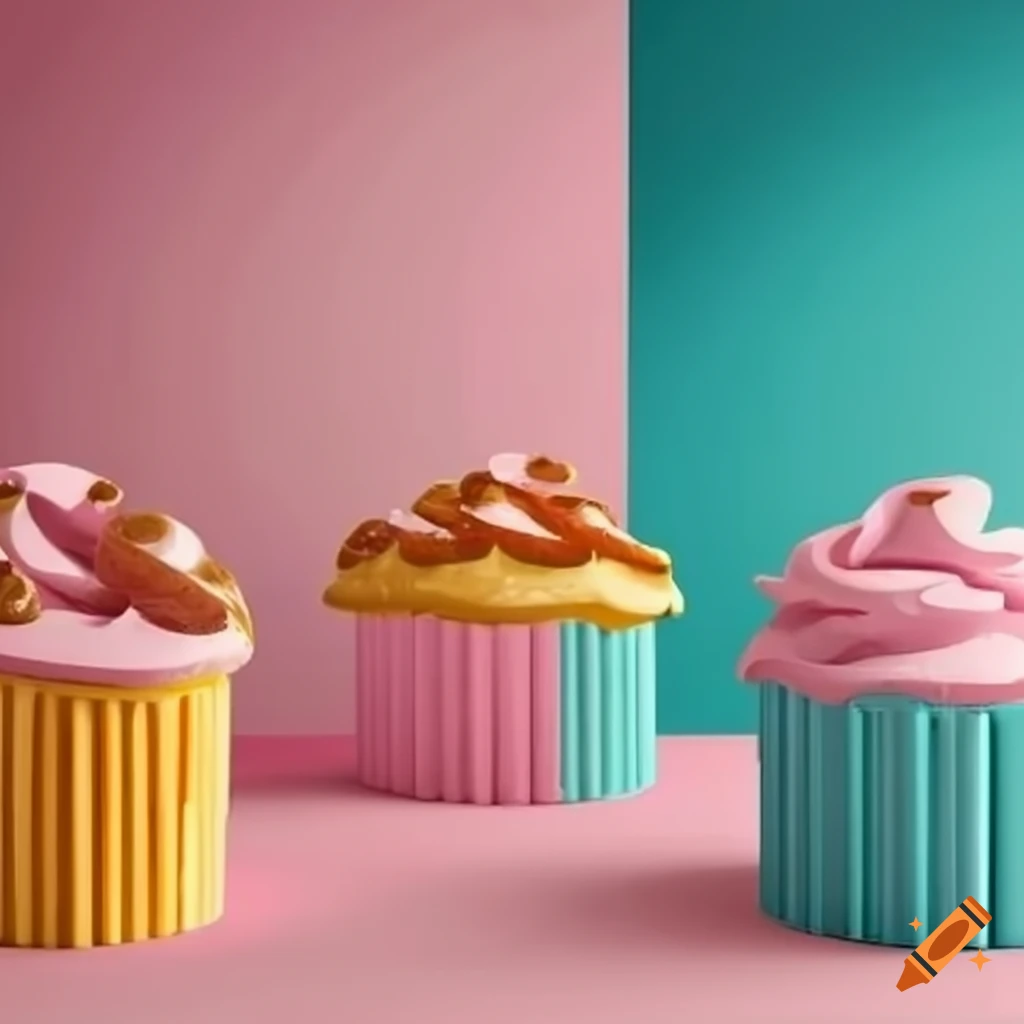 Colorful interior of a bakery on Craiyon