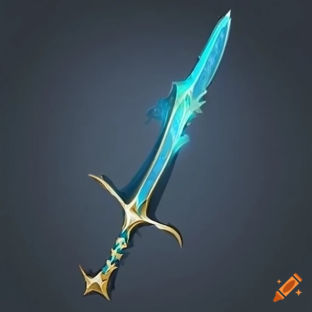 Epic magic longsword on Craiyon