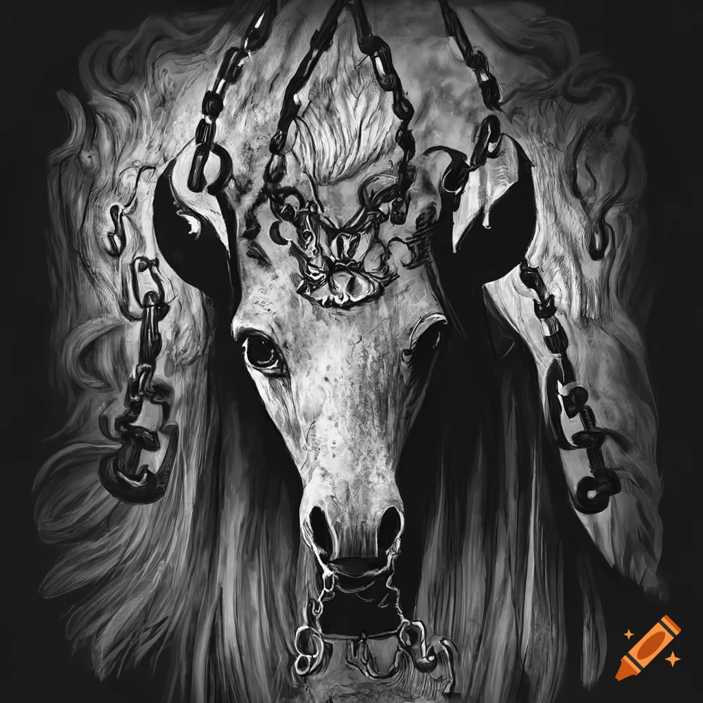 Puca, a mischievous creature from irish folklore in the form of a wild ...