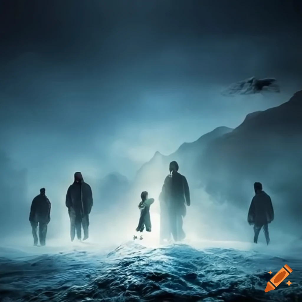 Movie poster featuring climate change heroes on Craiyon