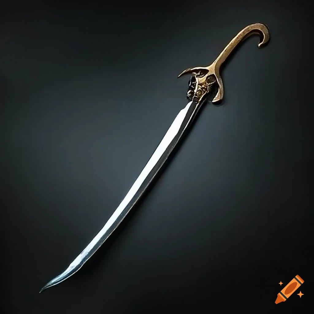 Mythic fantasy master scimitar on Craiyon