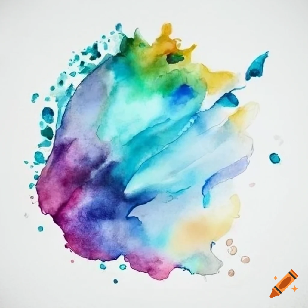 Captivating watercolor certificate design with water elements on Craiyon