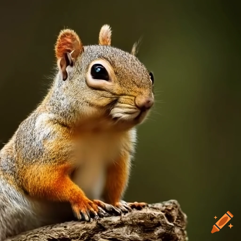 Talking squirrel on Craiyon