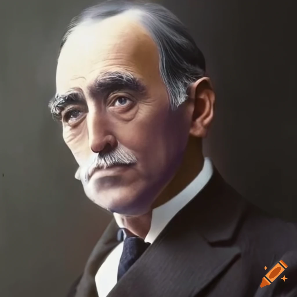 Color portrait of john maynard keynes on Craiyon