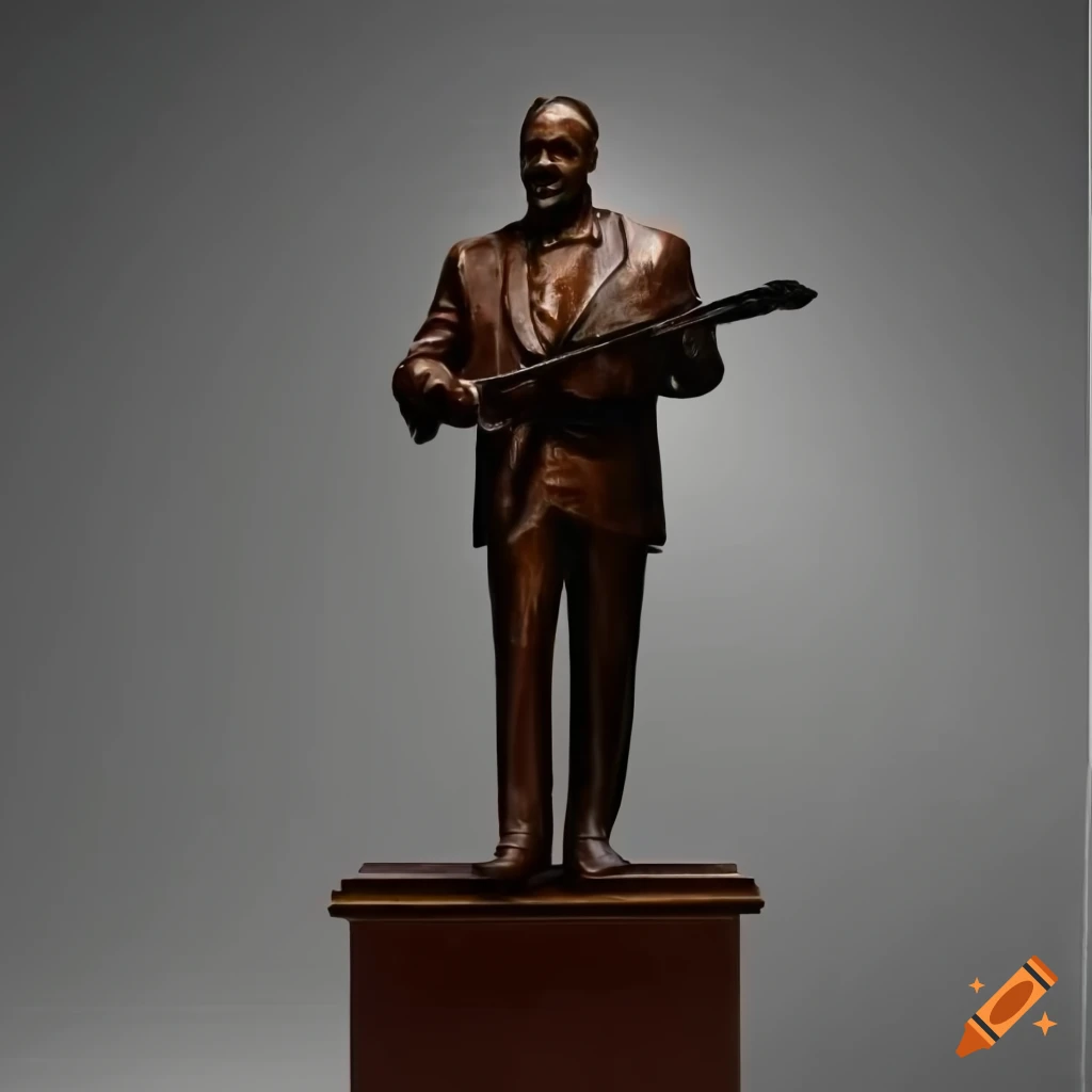 Duke ellington statue on Craiyon