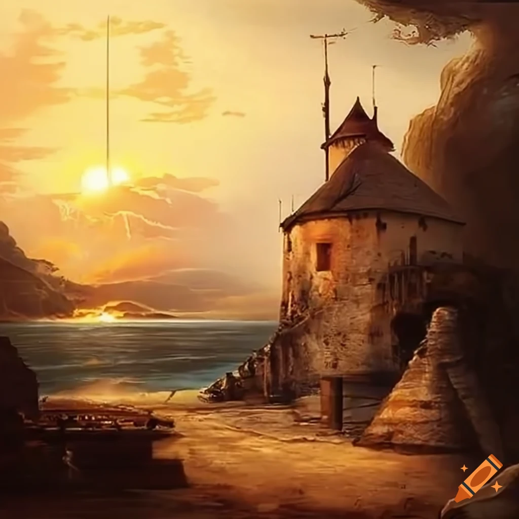 Russian village on Craiyon