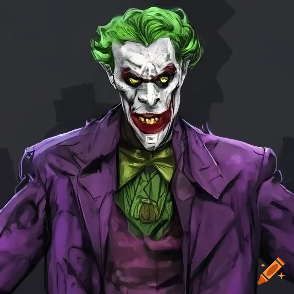 Dc joker tactical design concept art on Craiyon