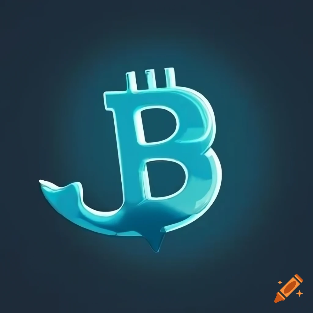 Bitcoin whale logo on Craiyon