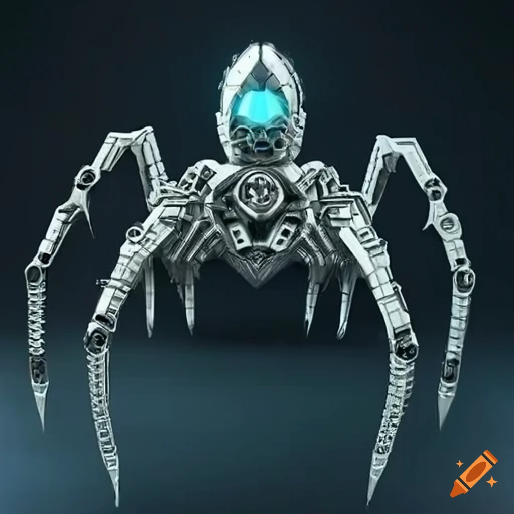 Futuristic mechanical spider design inspired by stargate replicators on ...