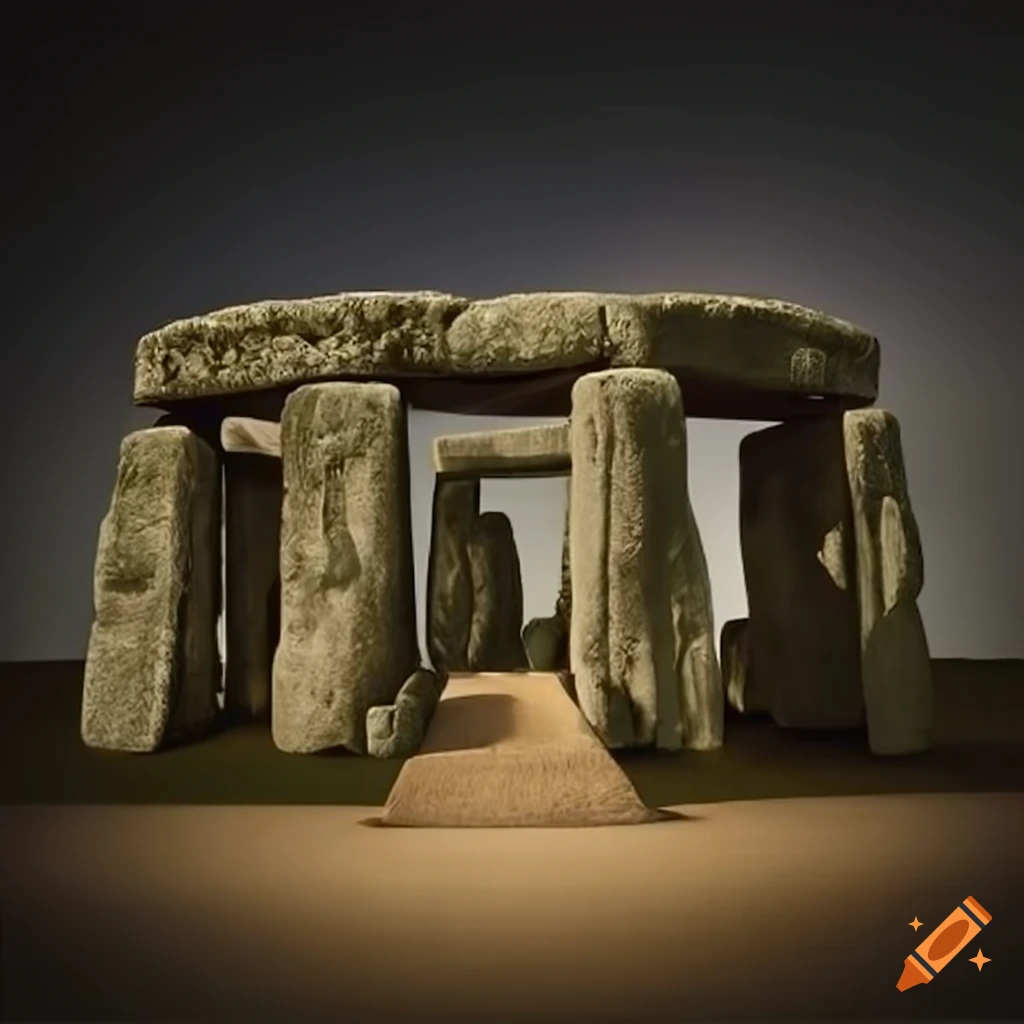 Stonehenge reimagined with detailed Renaissance artistry by Leonardo da ...