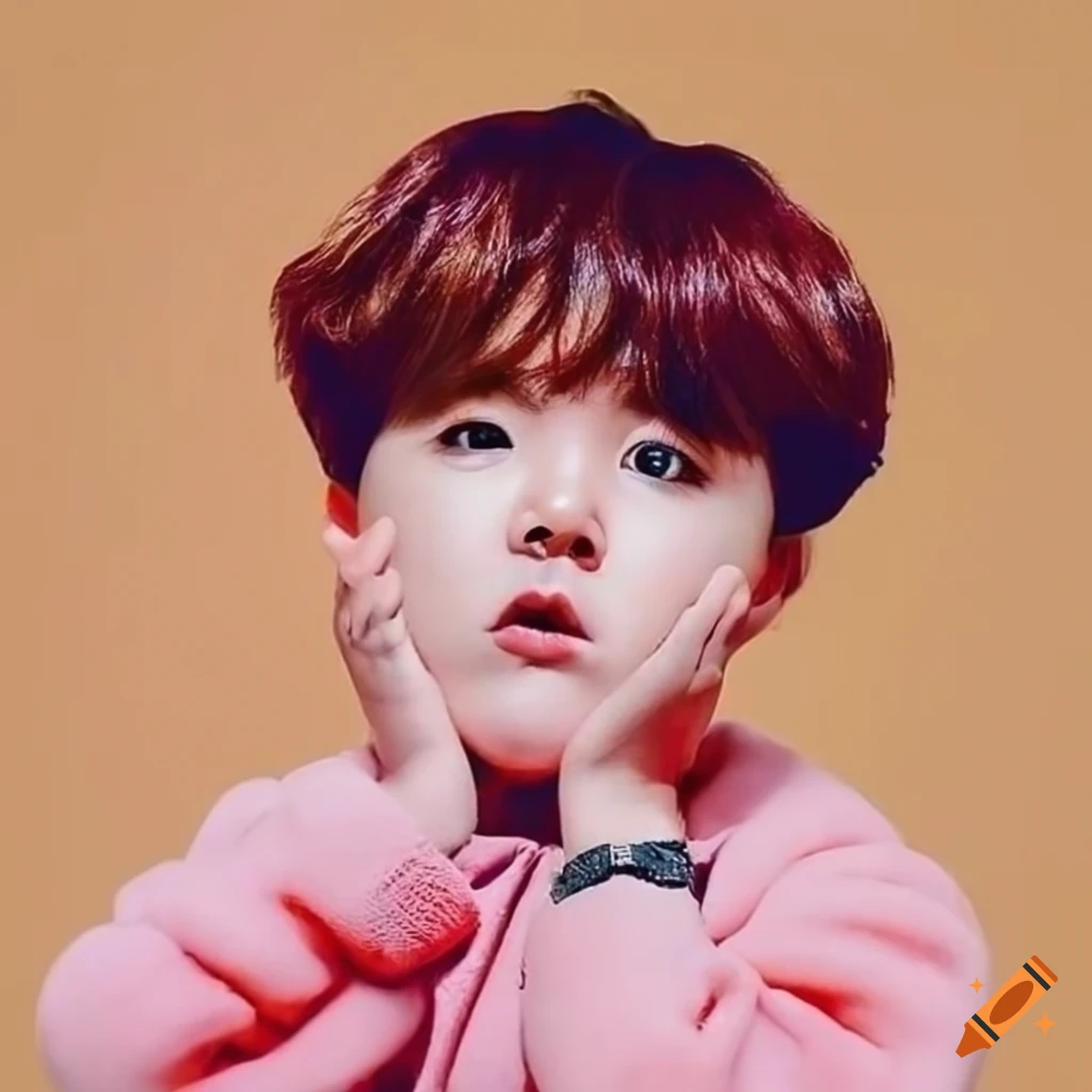 Adorable photo of jhope as a baby on Craiyon