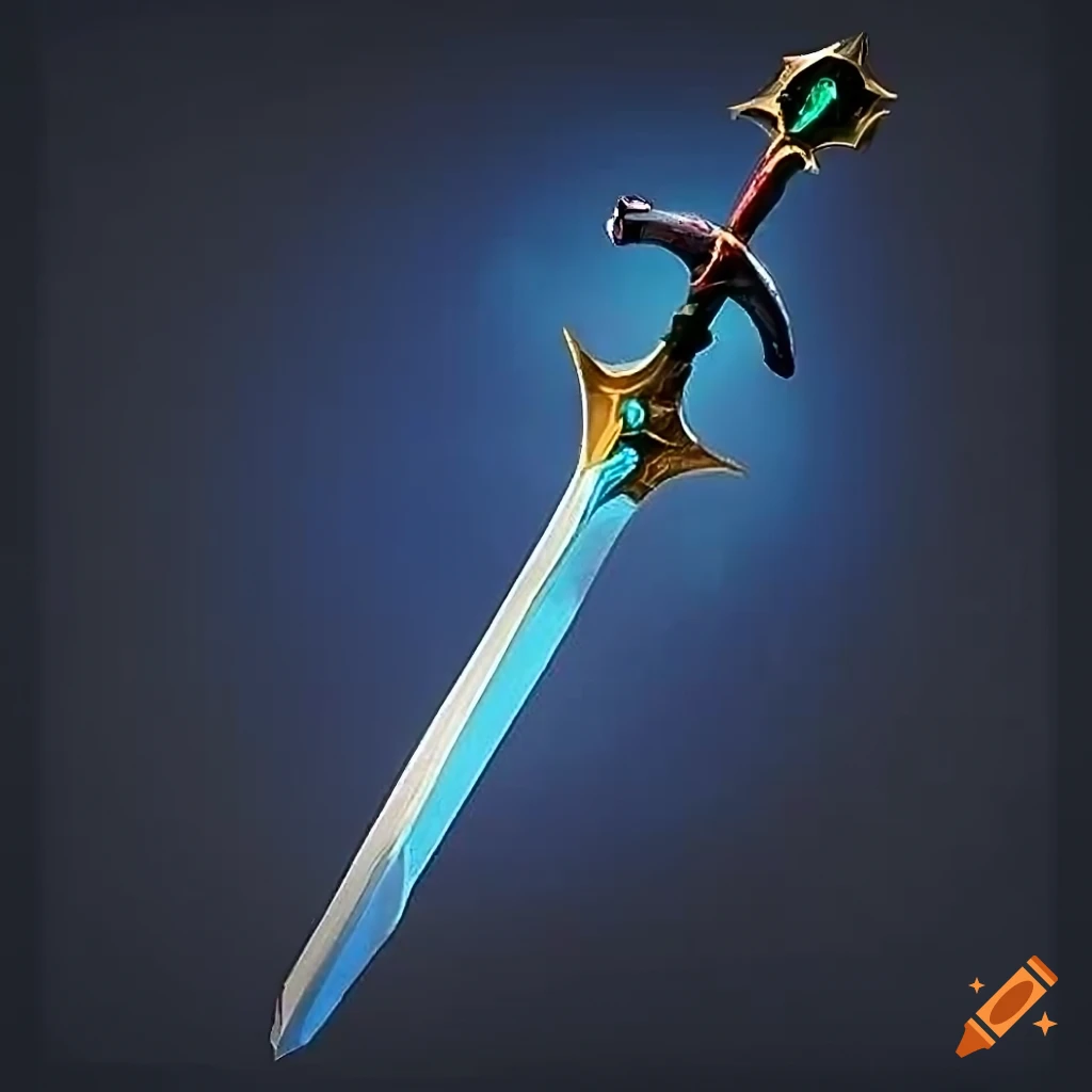 Epic magic longsword on Craiyon
