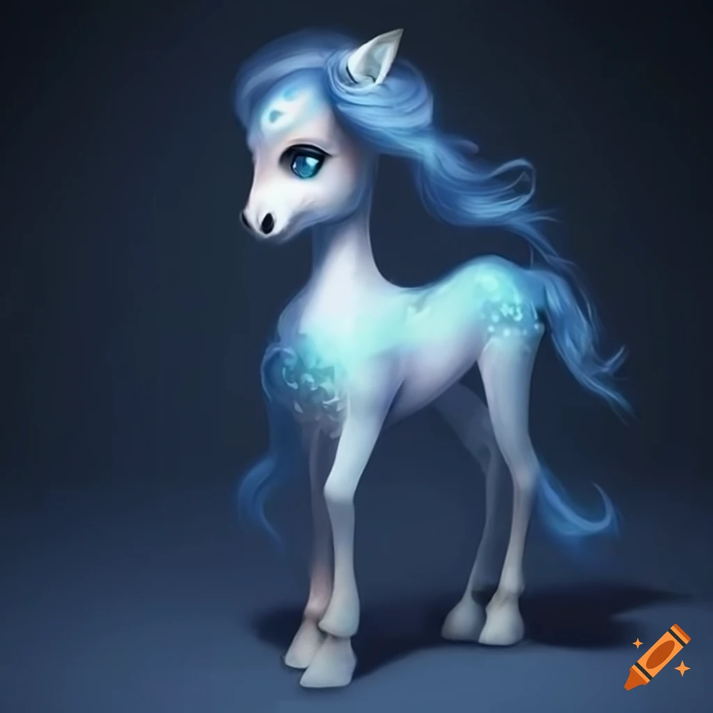 Kind fantasy pony on Craiyon