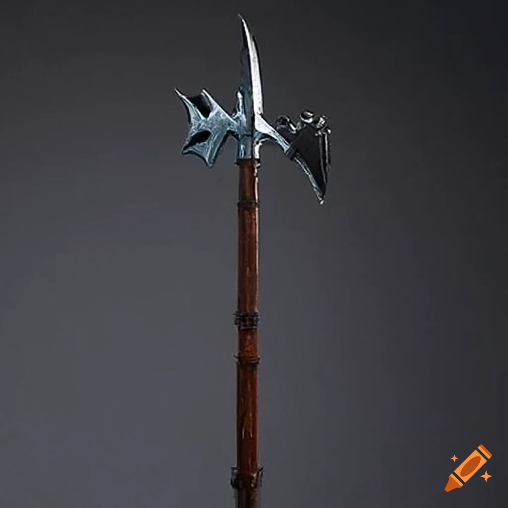 Perfect master halberd on Craiyon