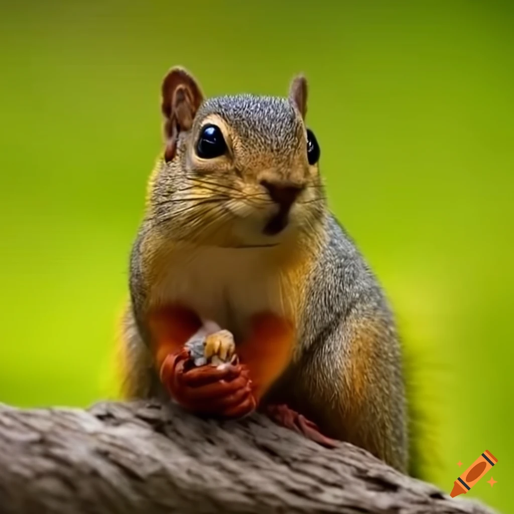 Talking squirrel on Craiyon