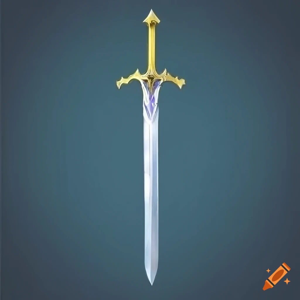Excalibur sword in a magical fantasy setting on Craiyon