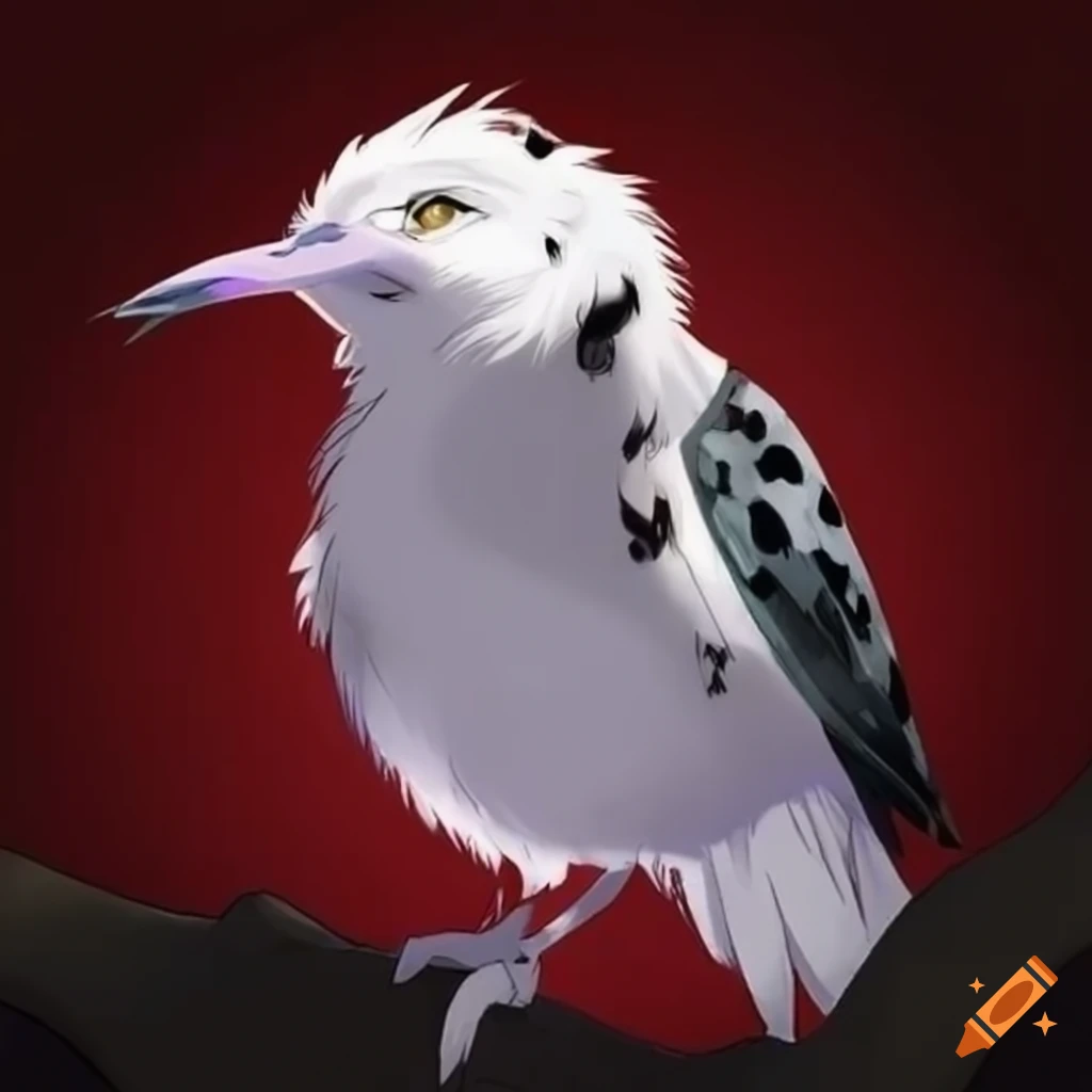 Un merle couleur argent animé on Craiyon