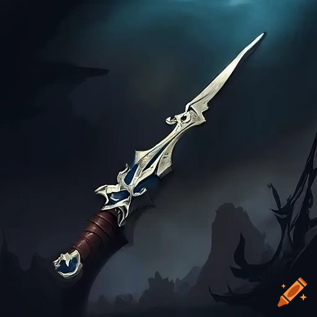 Fantasy rpg sword with magical elements on Craiyon