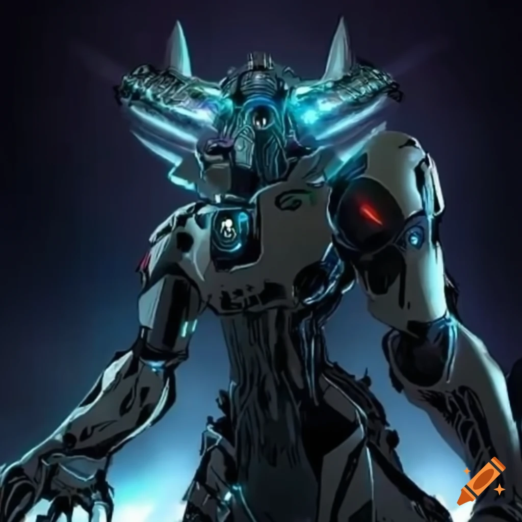 God of technitium, powerful robotic deity on Craiyon