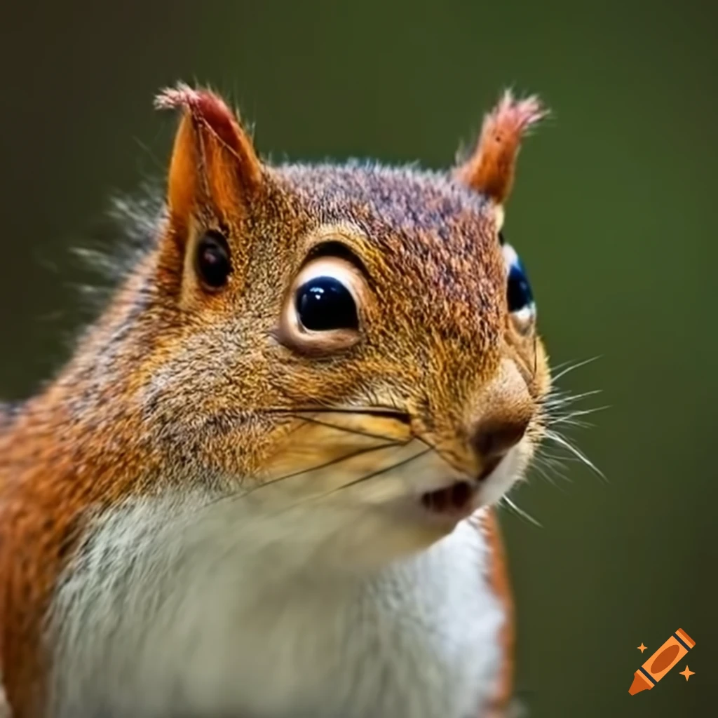 Talking squirrel on Craiyon