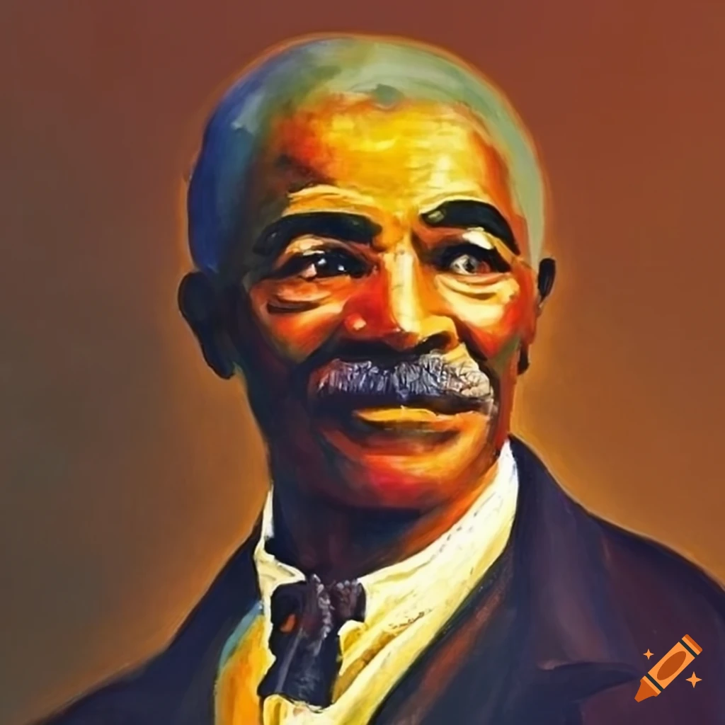 Painting of george washington carver on Craiyon