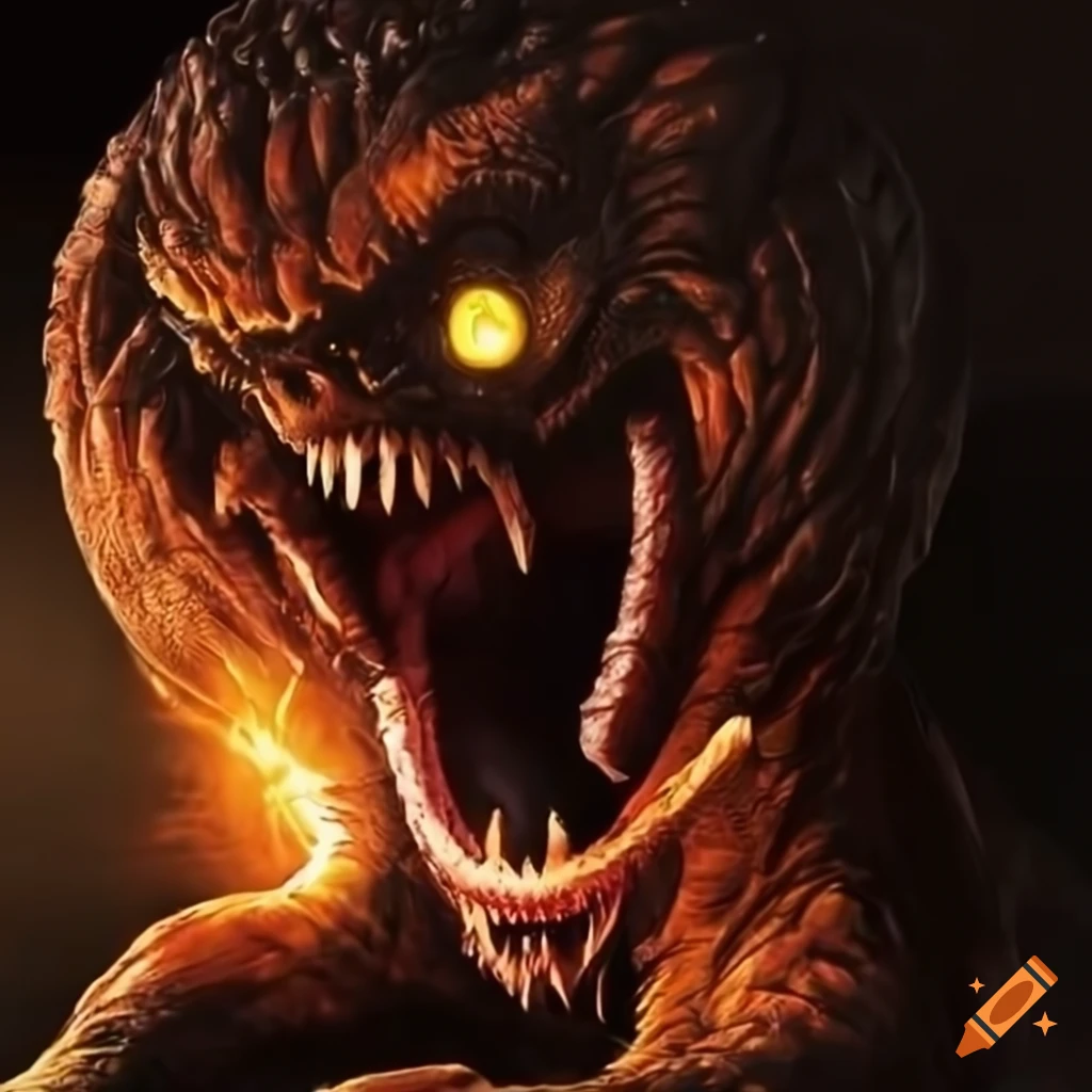 Balrog monster on Craiyon