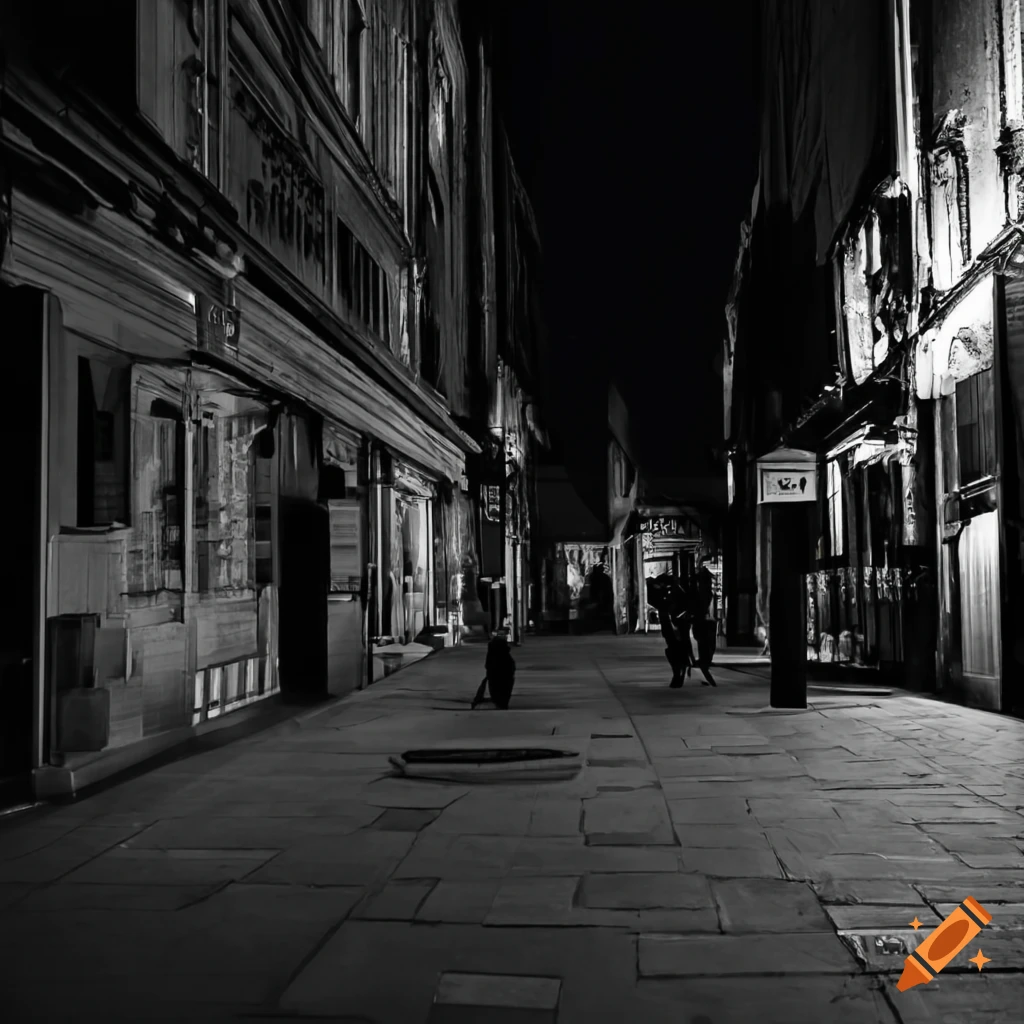 Convenience store at night with a creepy atmosphere on Craiyon