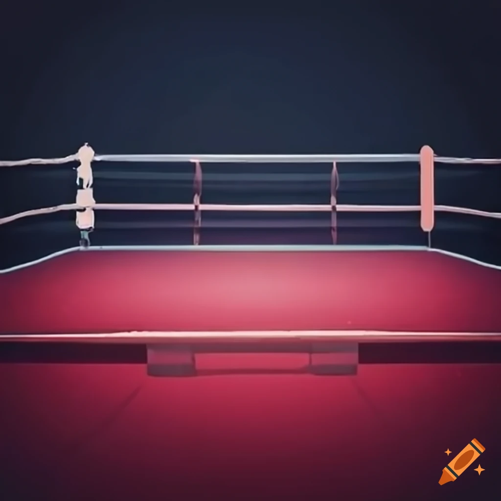 Empty boxing arena on Craiyon