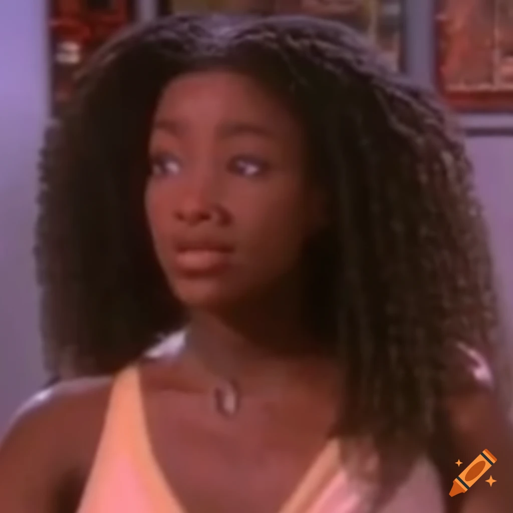 1990s moesha scene from battletech on Craiyon