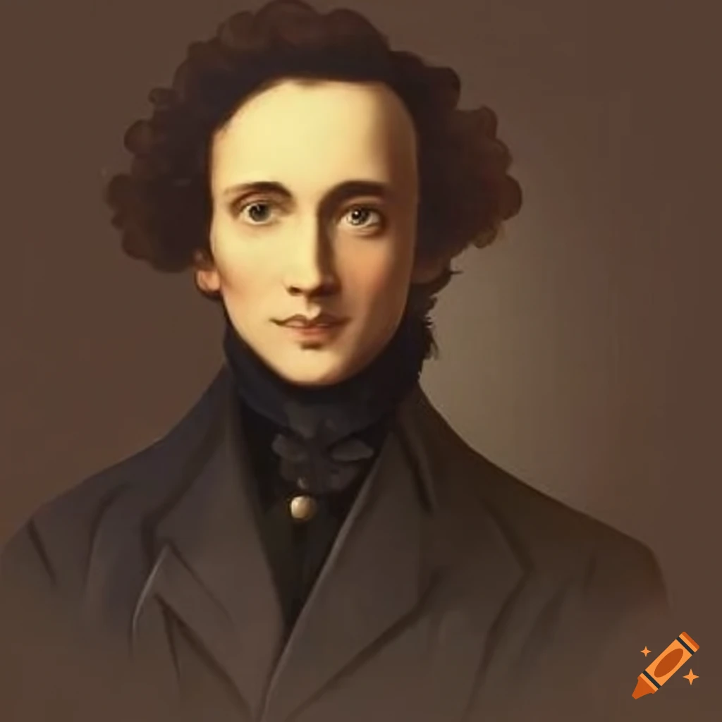 Handsome felix mendelssohn on Craiyon