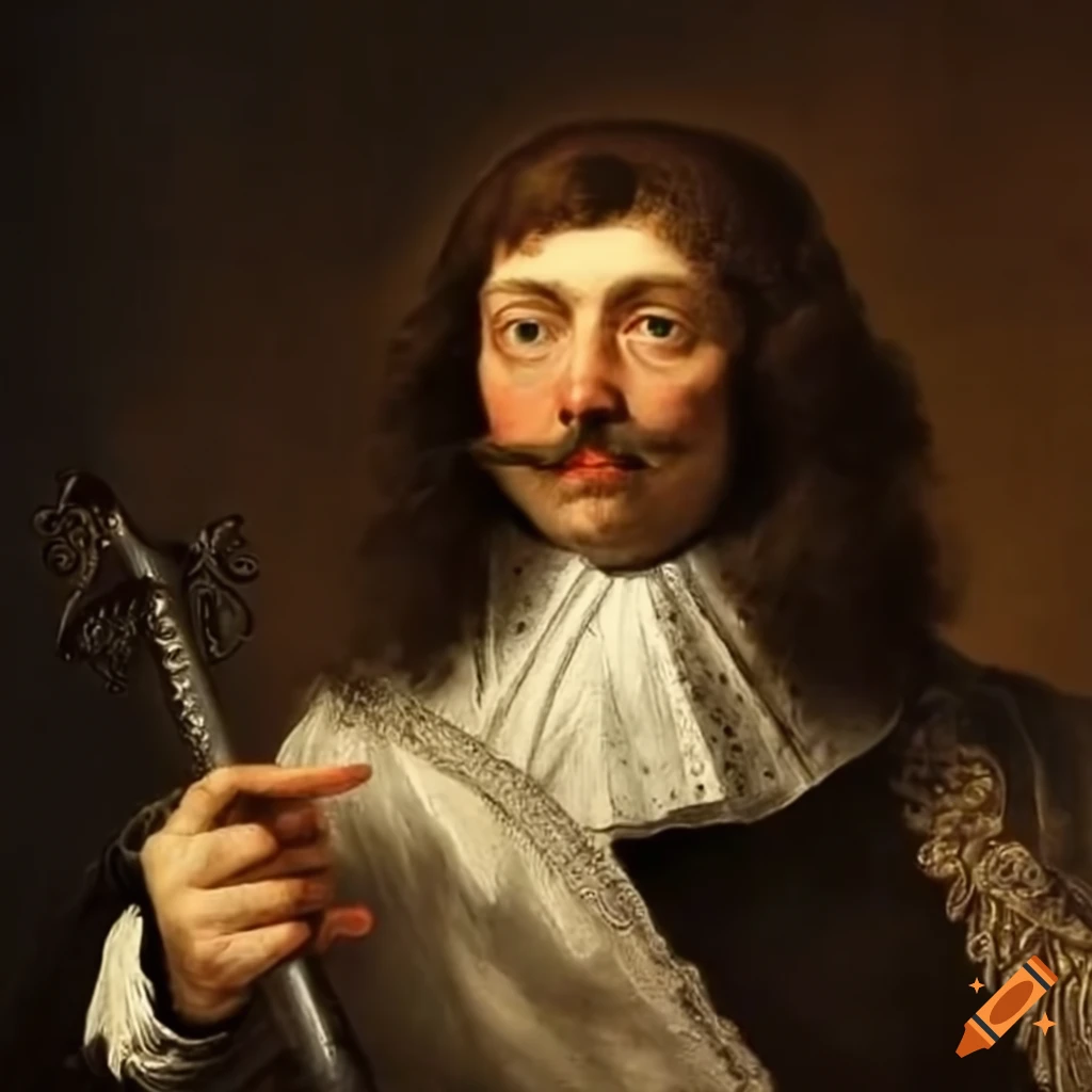 French gentleman with a moustache and rapier in paris 1620 on Craiyon