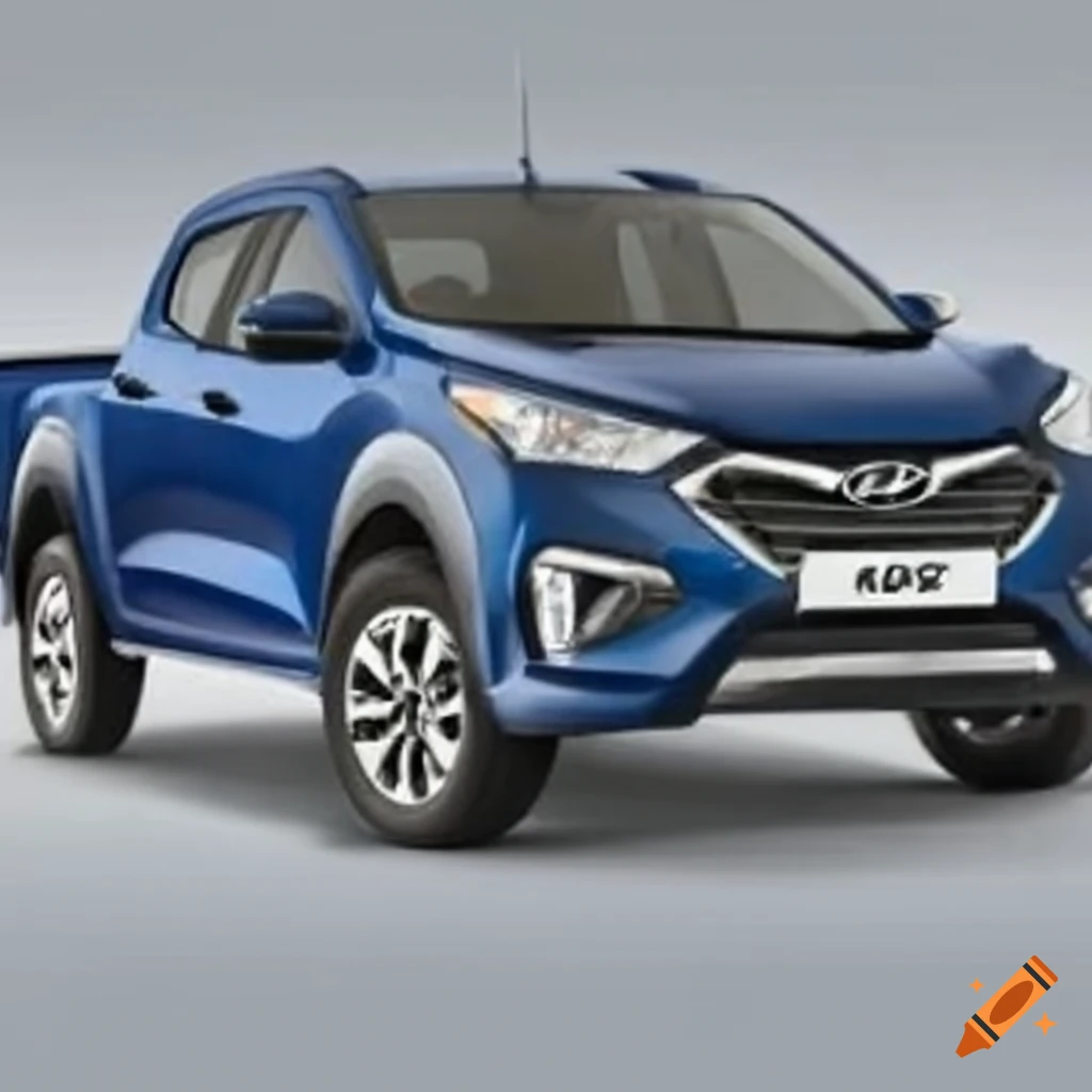 Hyundai pickup truck on Craiyon