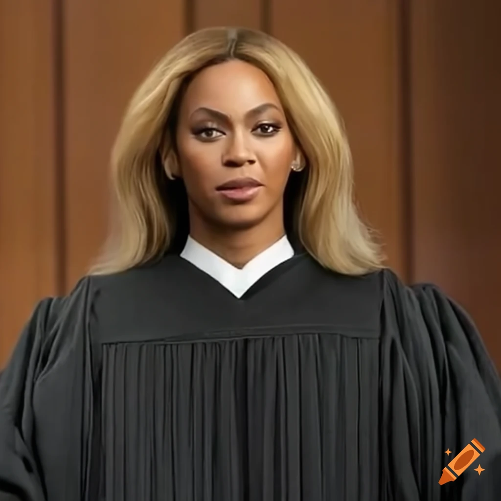 Beyoncé as a supreme court judge on Craiyon