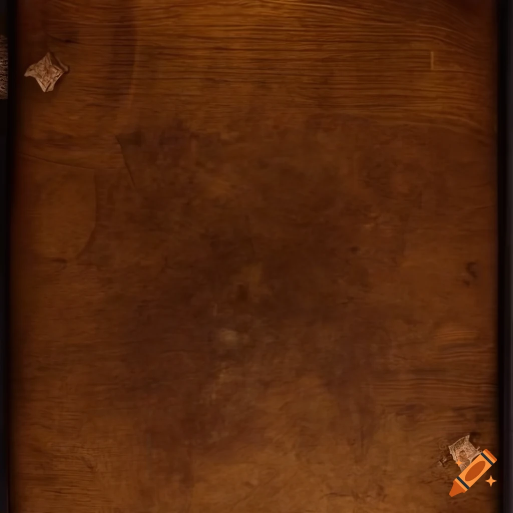 Texture for a western-themed game table from a top view on Craiyon