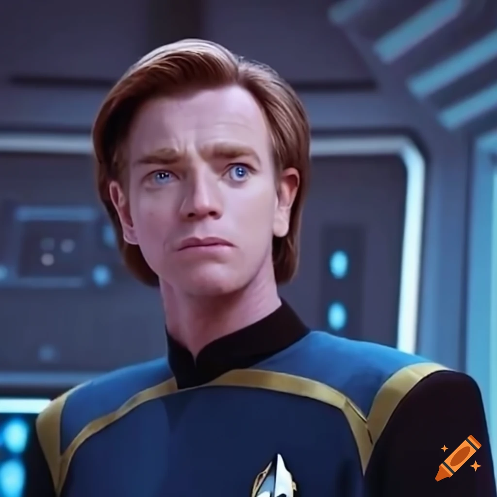 Young Ewan McGregor as Wesley Crusher in Star Trek: The Next Generation ...