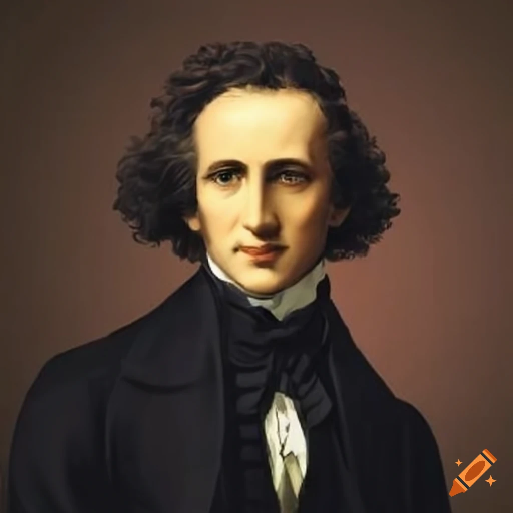 Handsome felix mendelssohn on Craiyon