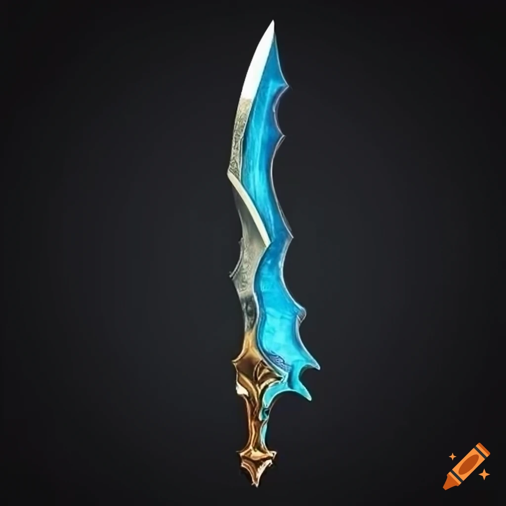 Mythic wave sword on Craiyon
