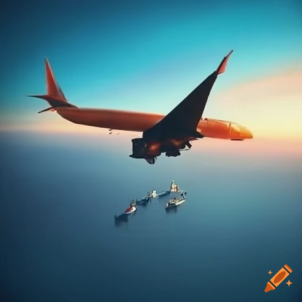 Passe0nger airplane on Craiyon